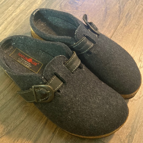 Haflinger | Shoes | Haflinger Charcoal Grey Wool Mules | Poshmark